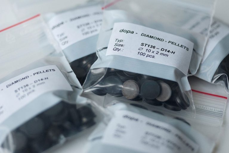 Grinding & Polishing Pellets » dopa Diamond Tools